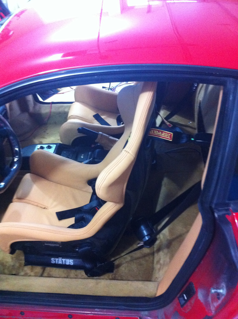 Status Racing Standard Ring GT Bucket Seat Black FRP Leather - South ...